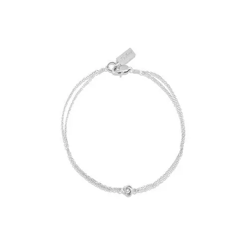 SET & STONES Lennan Love Knot Bracelet - Silver