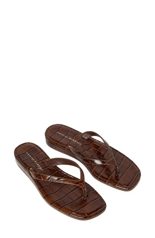 LOEFFLER RANDALL Lina Flip Flop - Espresso