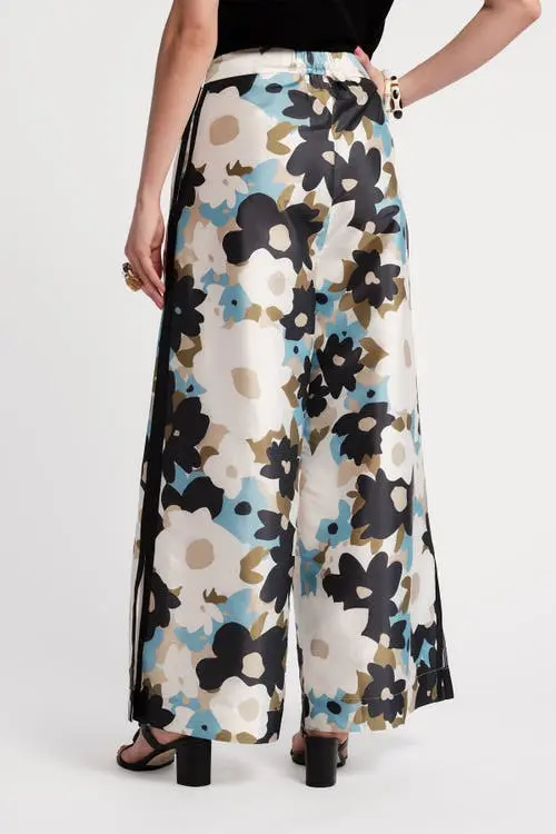 FRANCES VALENTINE Palazzo Pant - Blue/multi