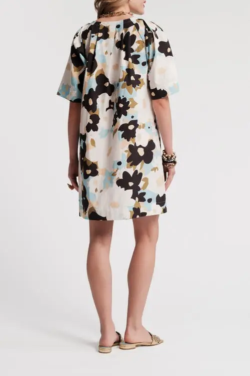 FRANCES VALENTINE Zoe Floral Midi Dress