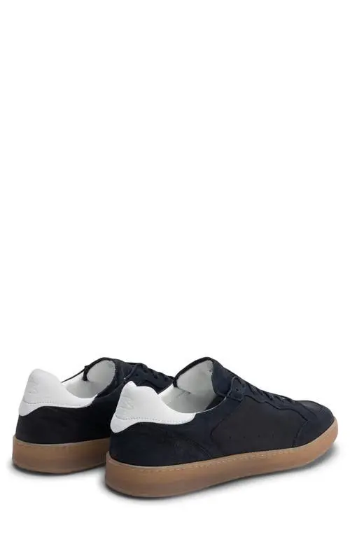 Robert Barakett Rodney Court Leather Sneaker - Blue Night