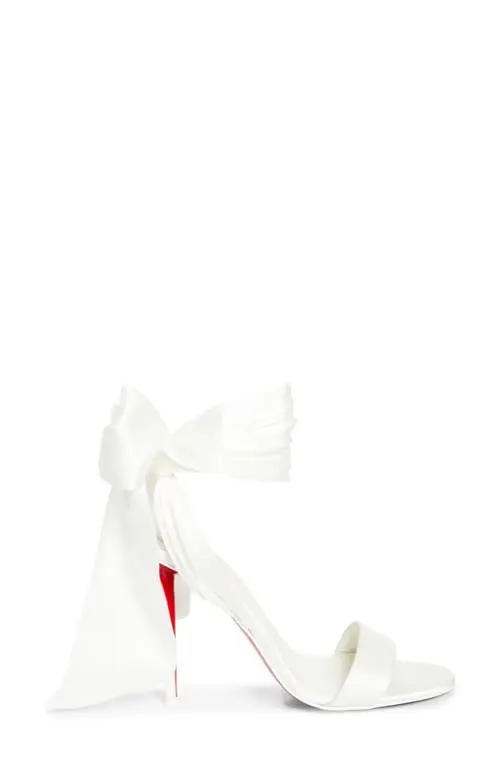 CHRISTIAN LOUBOUTIN Miss Z Desert Sandal - Ivory/snow