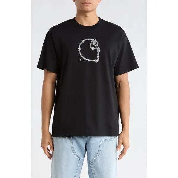 Carhartt Work In Progress Barbwire Organic Cotton Graphic T-shirt