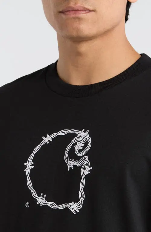 Carhartt Work In Progress Barbwire Organic Cotton Graphic T-shirt