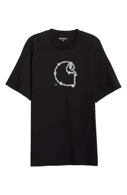 Carhartt Work In Progress Barbwire Organic Cotton Graphic T-shirt