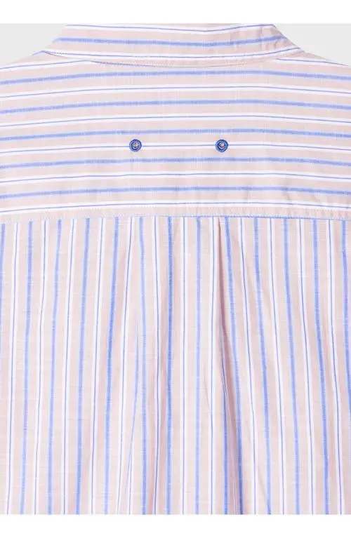 Paul Smith Casual Fit Stripe Cotton Camp Shirt