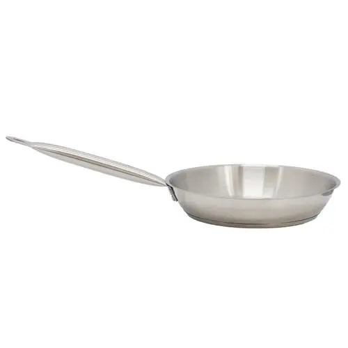 MEGACHEF Professional Kitchen 10 Inch Round Stainless Steel Fry Pan
