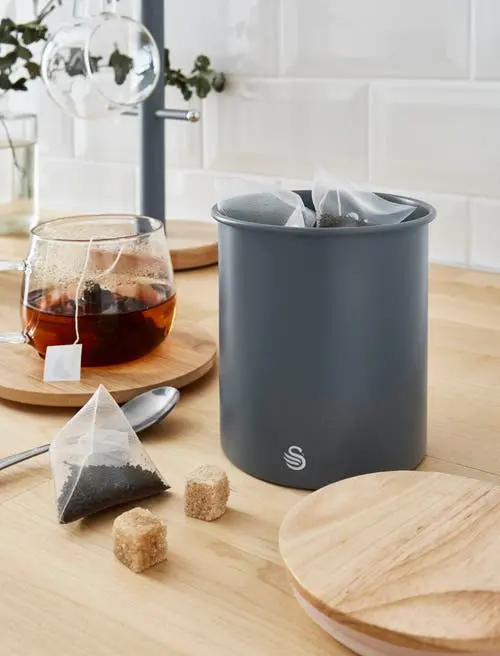 SWAN Nordic Set Of 3 Cannisters - Gray