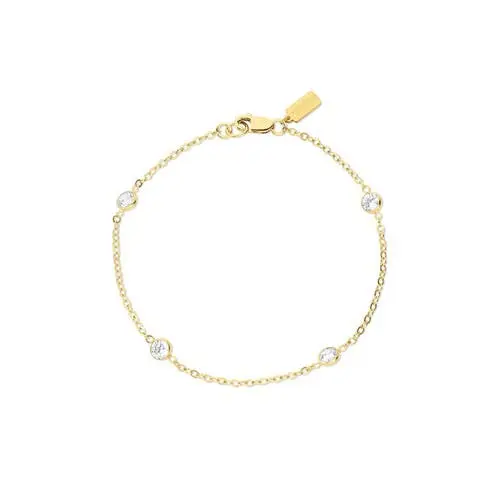 SET & STONES Faye Zirconia Bracelet - Gold