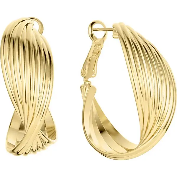 SET & STONES Lana Hoop Earrings - Gold