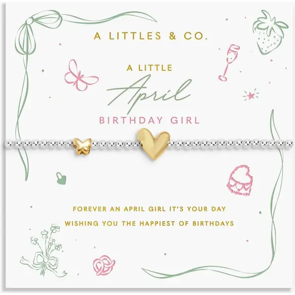 A LITTLES & CO. Birth Month A Little Bracelet - April