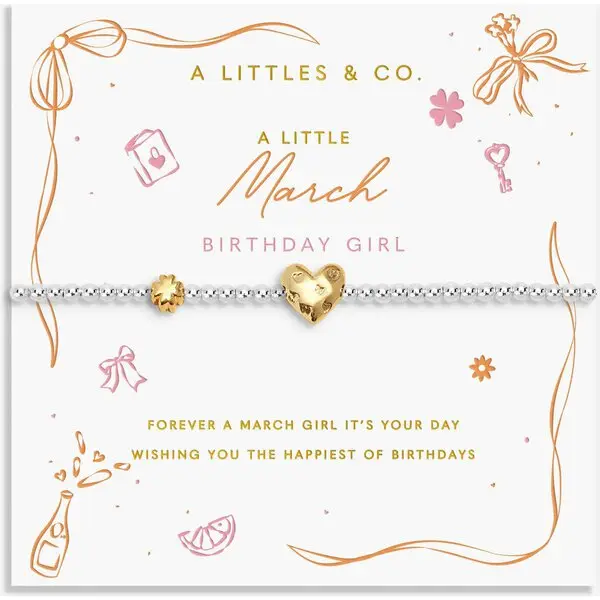 A LITTLES & CO. Birth Month A Little Bracelet - March