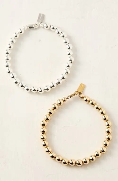 SET & STONES Cameron Beaded Bracelet - Sterling Silver