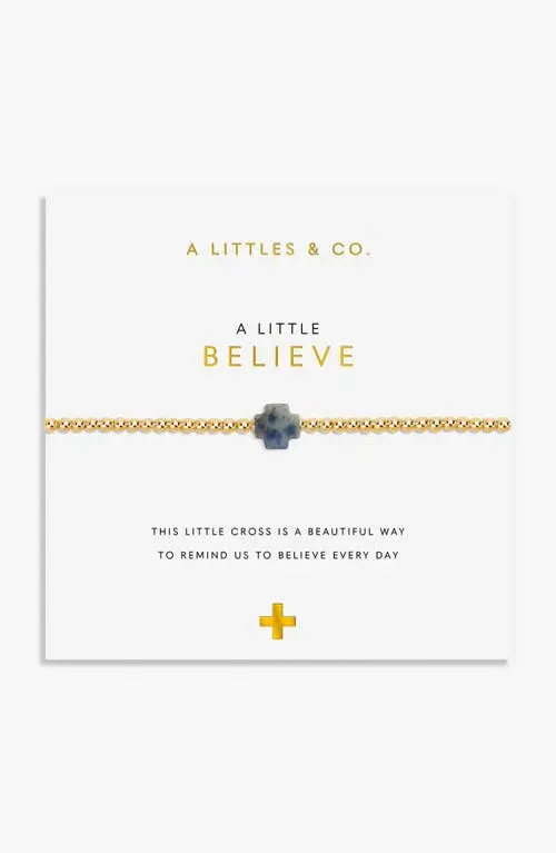 A LITTLES & CO. A Little 'believe' Bracelet - Goldone Plated
