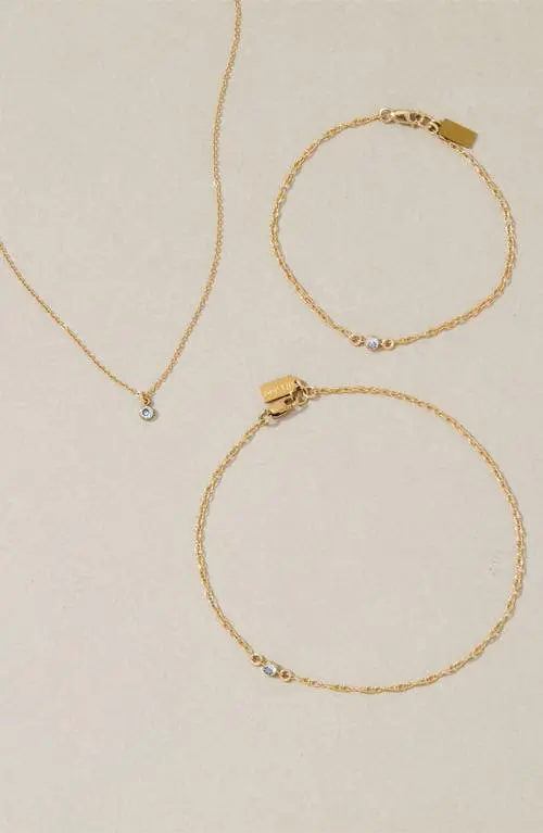 SET & STONES Something Blue" Anklet