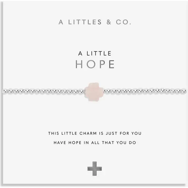 A LITTLES & CO. A Little 'hope' Bracelet - Silver Plated