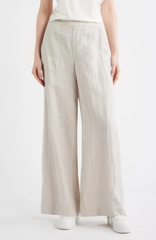 Frank & Eileen Madeline Linen Wide-leg Pants