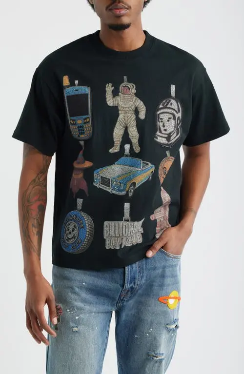 BILLIONAIRE BOYS CLUB Icy Cotton Graphic T-shirt - Black