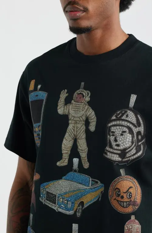BILLIONAIRE BOYS CLUB Icy Cotton Graphic T-shirt - Black