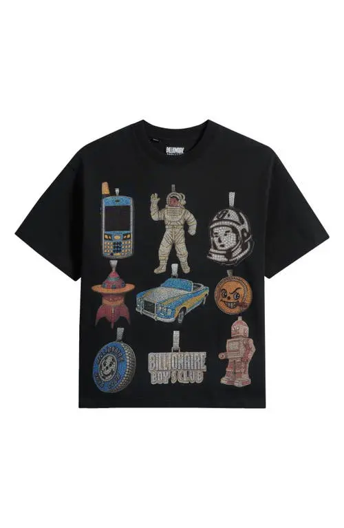 BILLIONAIRE BOYS CLUB Icy Cotton Graphic T-shirt - Black