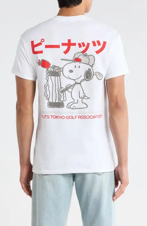 THE FORECAST AGENCY Peanuts® Tokyo Golf Cotton Graphic T-shirt