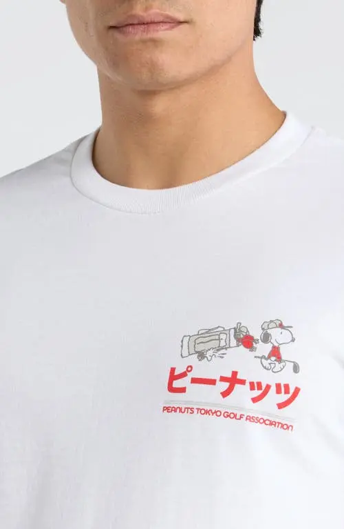 THE FORECAST AGENCY Peanuts® Tokyo Golf Cotton Graphic T-shirt