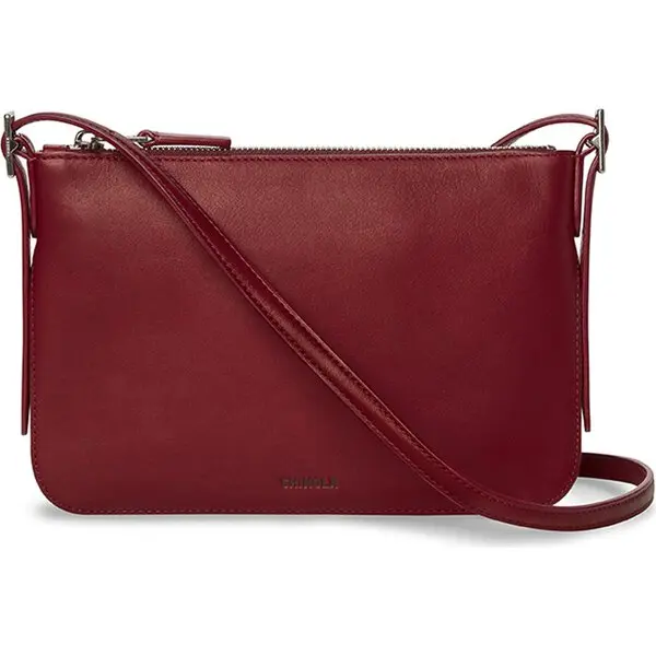 Shinola Small Bixby Accordion Crossbody Bag - Ruby