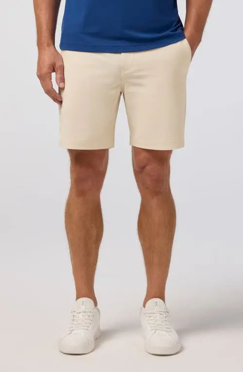 Mizzen+main Helmsman Flat Front Performance Golf Shorts - Oat