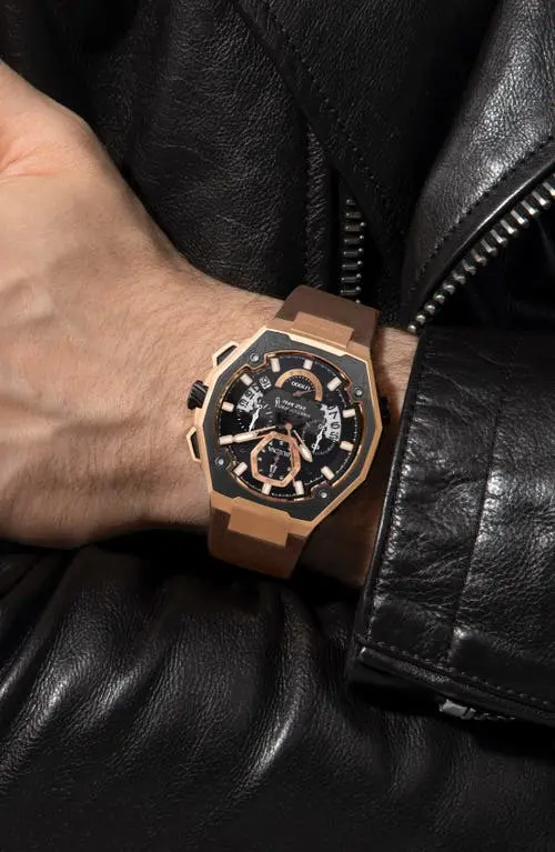 Bulova Series X Special Edition Leather Strap Watch