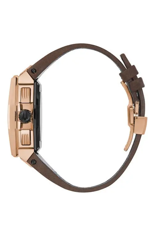 Bulova Series X Special Edition Leather Strap Watch