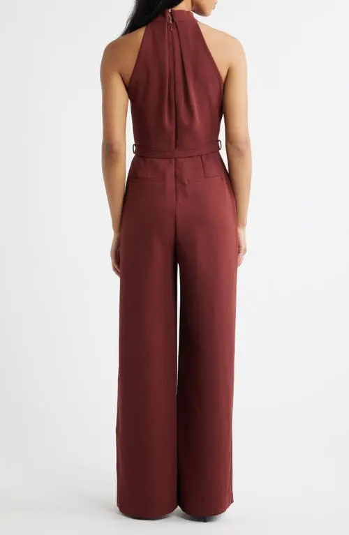 Mango Mono Jane Jumpsuit - Maroon