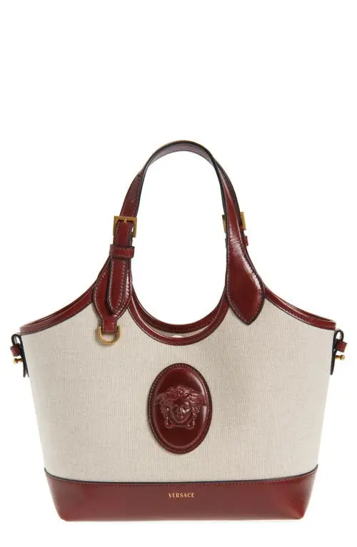 Versace La Medusa Small Tote - Beige Palisandro Gold 82