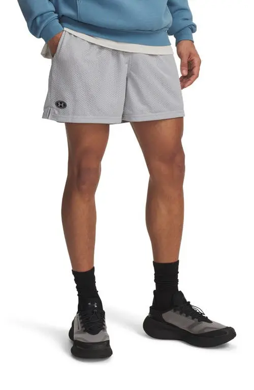 Under Armour Mesh Athletic Shorts - Mod Gray