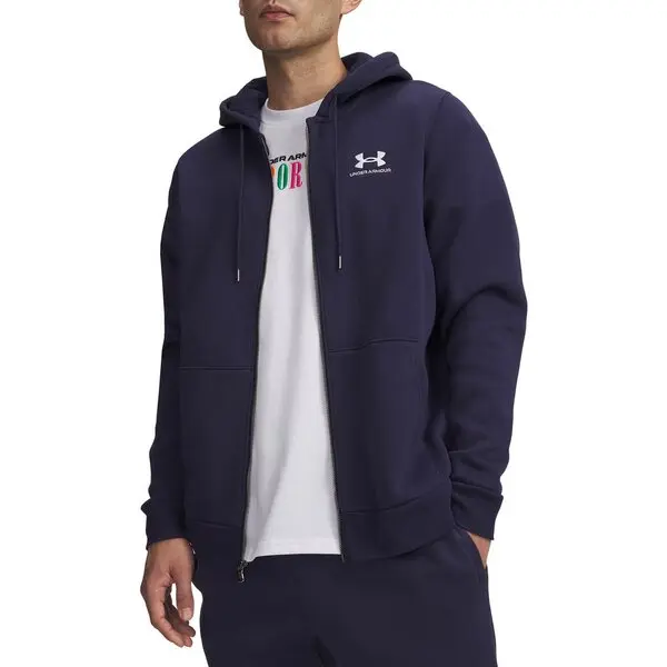 Under Armour Icon Fleece Zip Hoodie - Midnight Navy