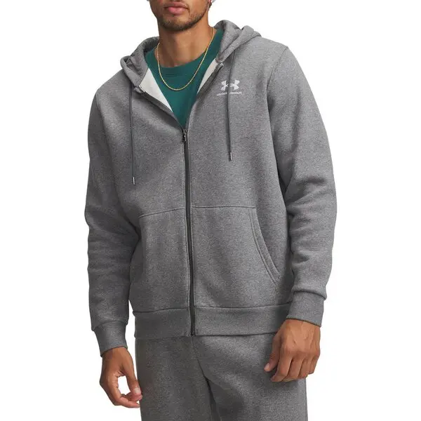 Under Armour Icon Fleece Zip Hoodie - Pitch Gray Medium