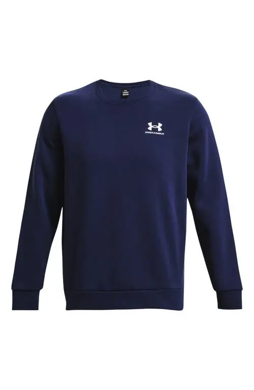 Under Armour Icon Fleece Crewneck - Midnight Navy
