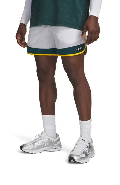 Under Armour Icon Woven Track Shorts - White