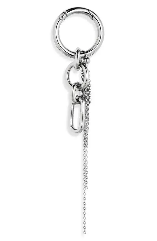 JUSTINE CLENQUET Troy Keychain - Palladium