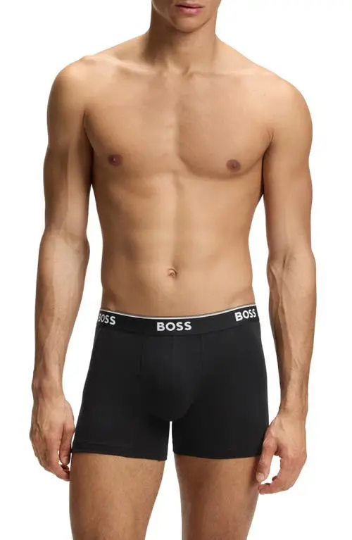 BOSS Assorted 3-pack Power Stretch Cotton Boxer Briefs
