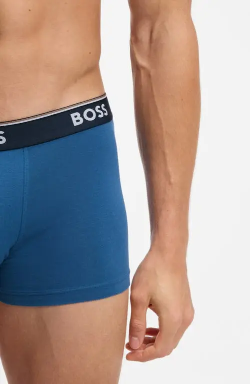 BOSS Assorted 3-pack Power Stretch Cotton Trunks