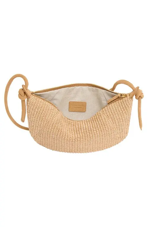 MANSUR GAVRIEL Mini Fortuna Woven Raffia Bag