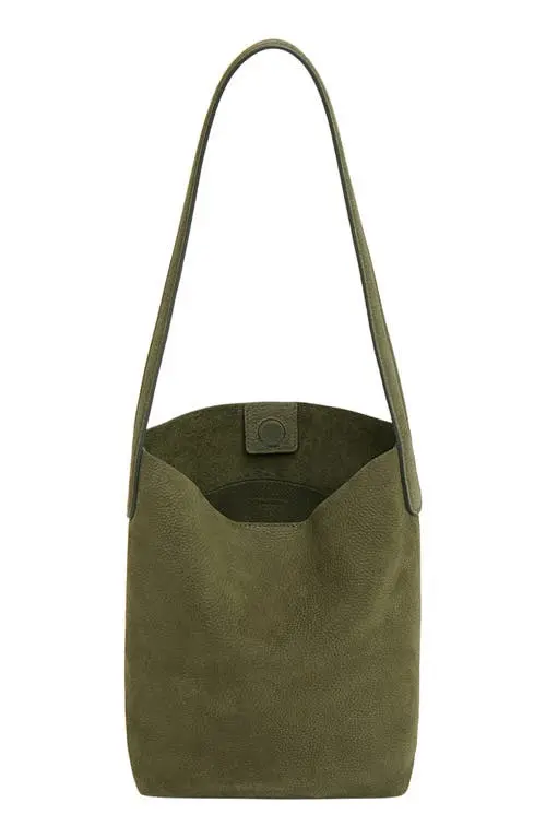 MANSUR GAVRIEL Small Everyday Cabas Tote In Nubuck Leather - Algae