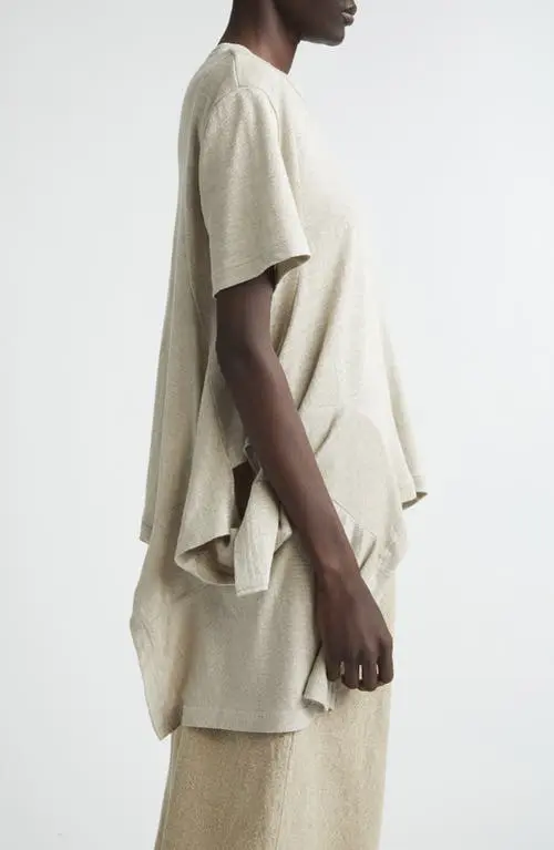 Comme Des Garçons Thick Linen Jersey T-shirt