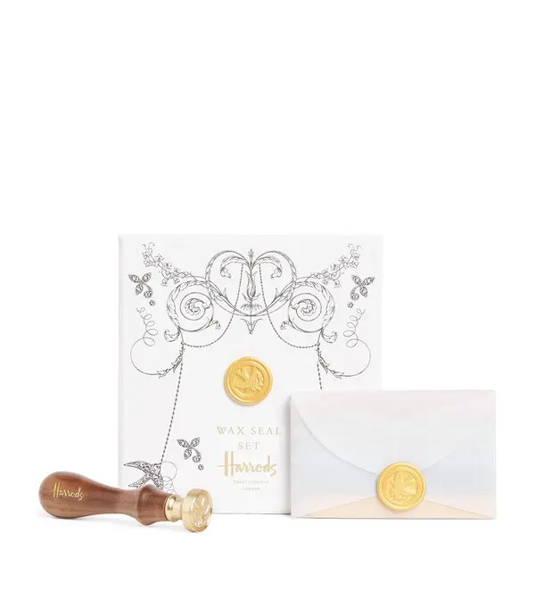 Harrods Archive Lace Wax Stamp Set - White