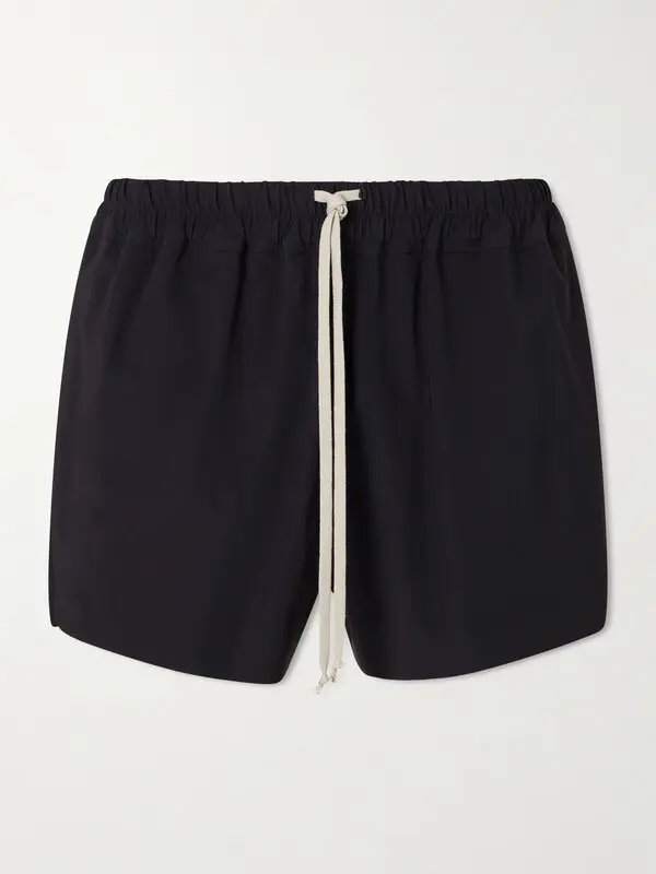 Rick Owens Straight-leg Short-length Swim Shorts - Black