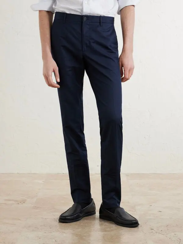 SLOWEAR Tapered Woven Suit Trousers