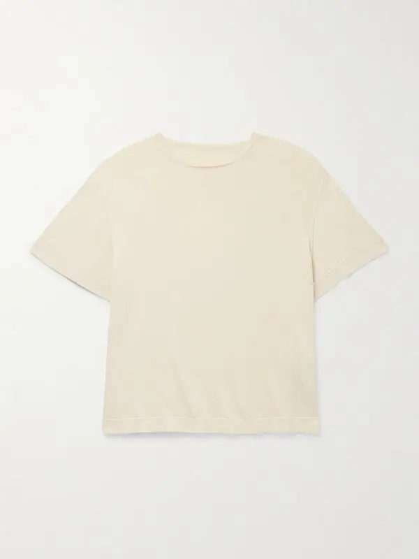STOFFA Cotton T-shirt - Ivory