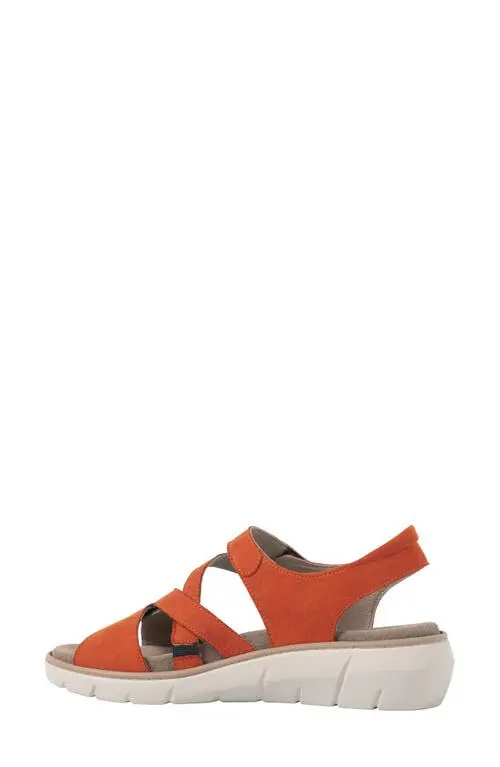 WOLKY Ikaria Slingback Platform Wedge Sandal