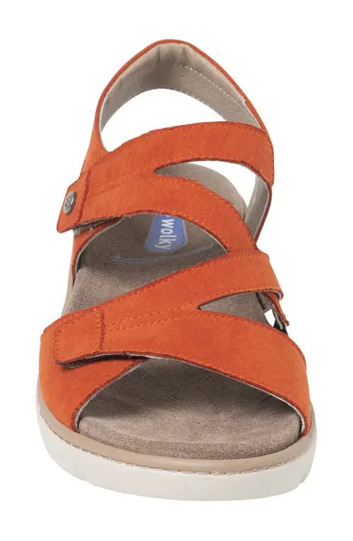 WOLKY Ikaria Slingback Platform Wedge Sandal