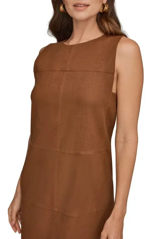 Donna Karan New York Linen Blend Shift Dress